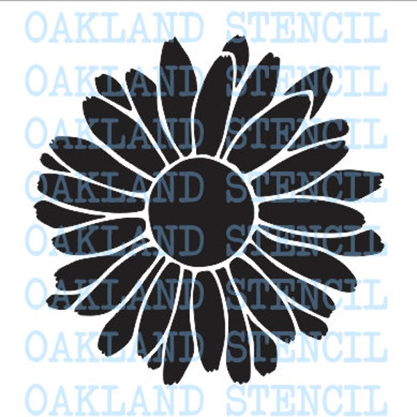 Daisy Stencil - Etsy