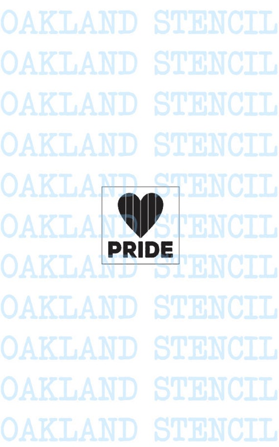 Pride Heart Rainbow STENCIL for Painting Wood Signs Pride | Etsy