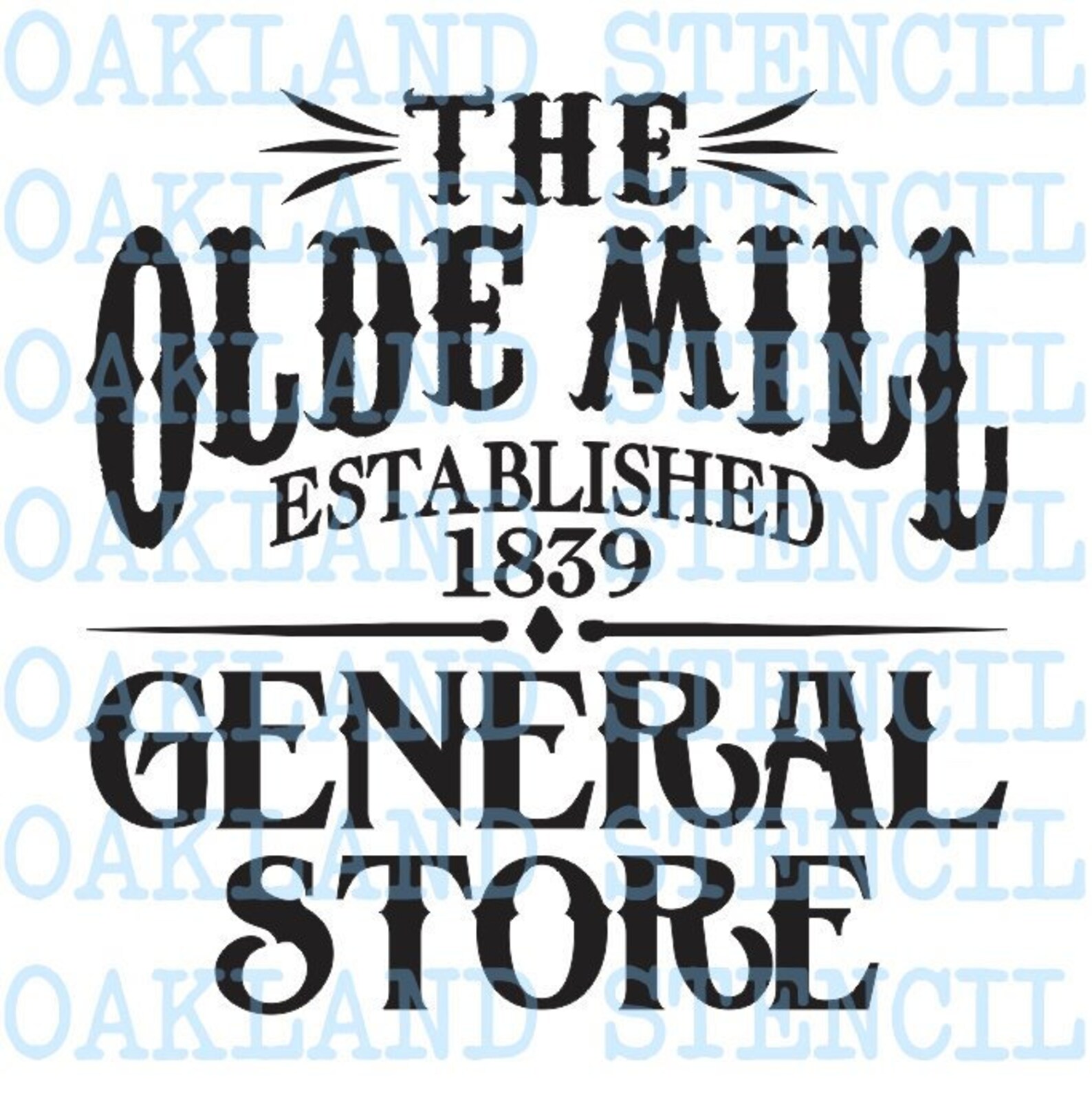 General Store STENCIL for Painting Wood Signs Reusable Canvas | Etsy