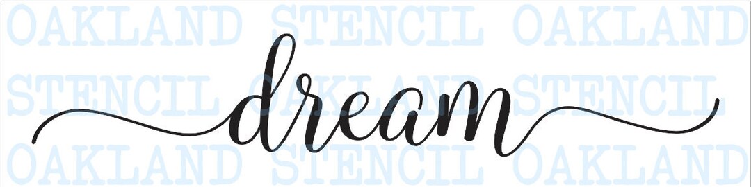 Dream STENCIL for Painting Wood Signs Canvas Fabric Pallets Porch ...