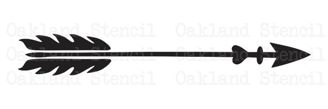 Arrow #2 STENCIL **7 Sizes to Choose From** for Painting Signs, Wood ...