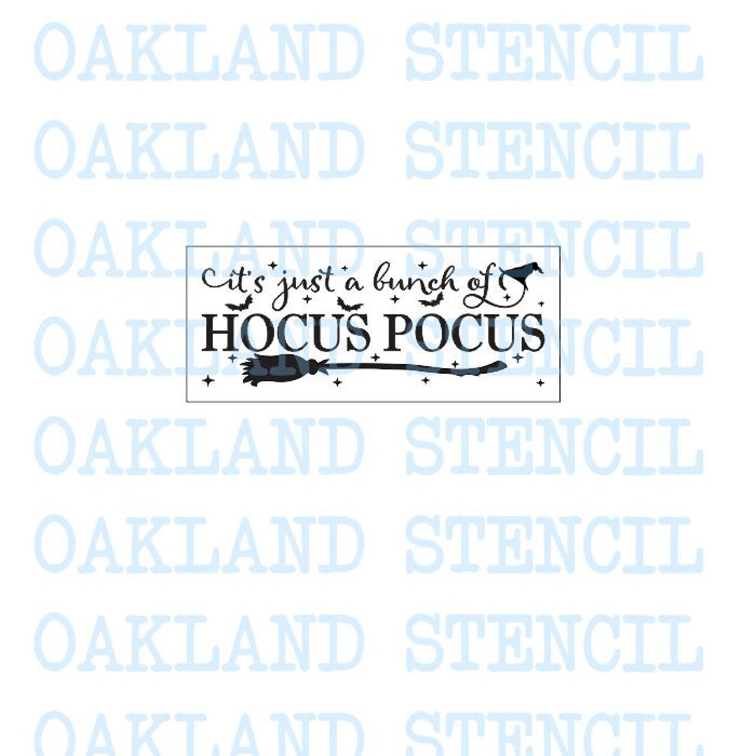 Hocus Pocus Halloween STENCIL for Painting Wood Signs Sanderson Sisters ...