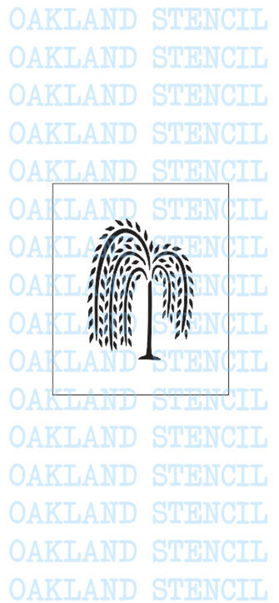 Printable Willow Tree Stencil