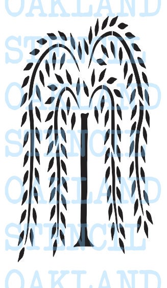 Printable Willow Tree Stencil
