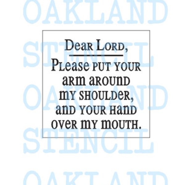 Dear Lord - Etsy