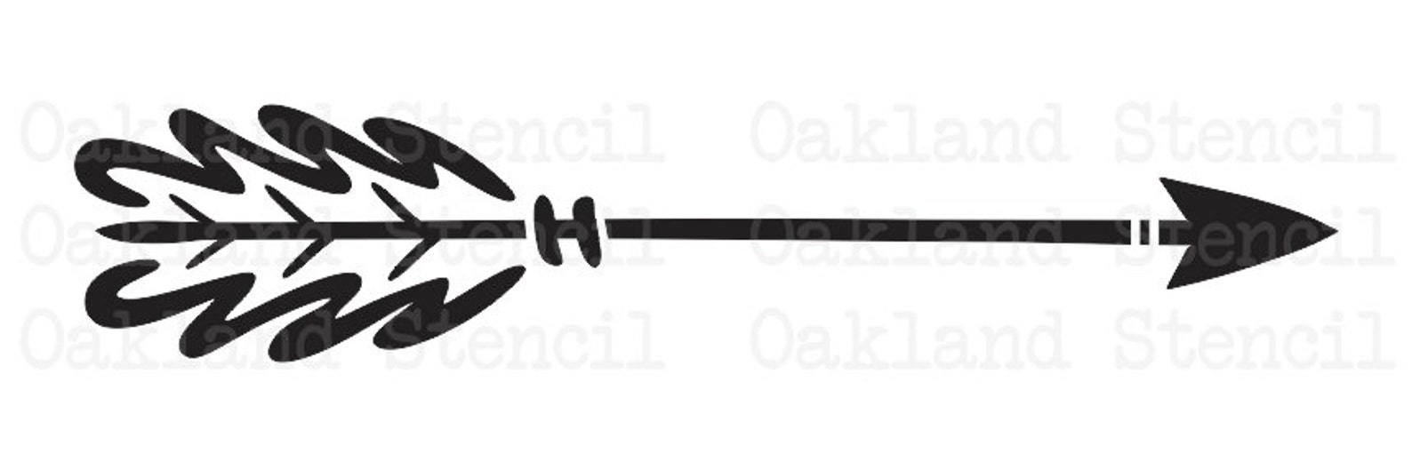Arrow 4 STENCIL 7 Sizes to Choose From for Painting - Etsy