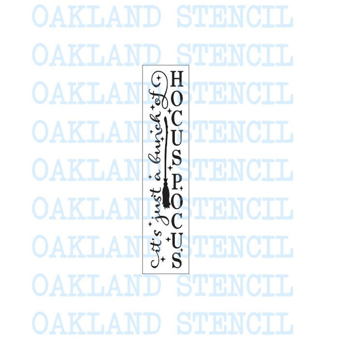 Halloween Hocus Pocus STENCIL Vertical for Painting Wood Signs Reusable ...