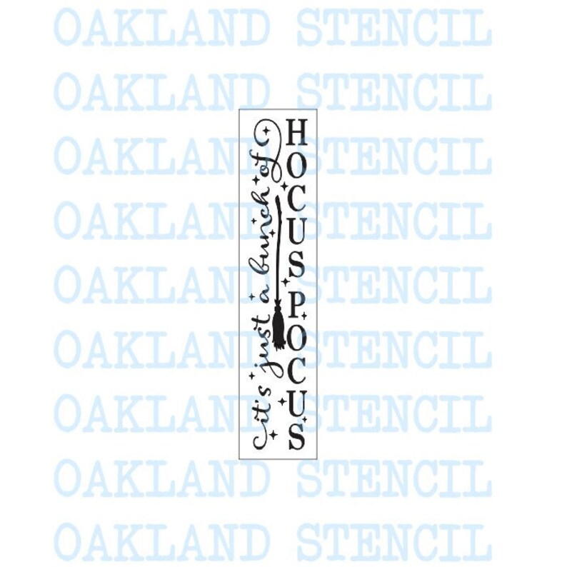 Halloween Hocus Pocus STENCIL Vertical for Painting Wood Signs - Etsy