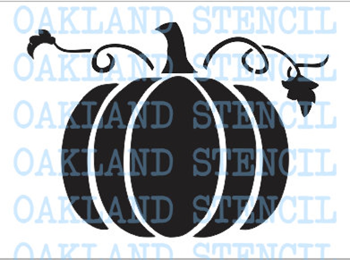 Pumpkin STENCIL 5 Sizes 8"x6"--22"x14" for Painting Signs Wood Fall ...