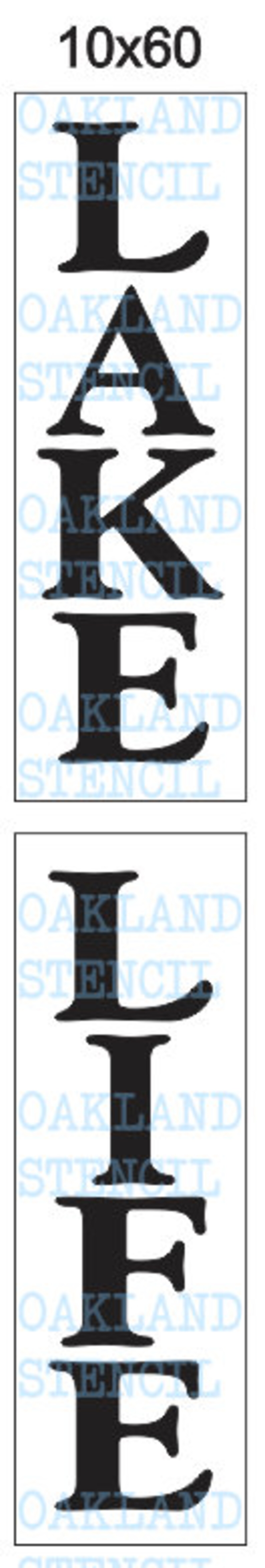 Lake Life STENCIL Vertical Reusable for Painting Wood Signs - Etsy