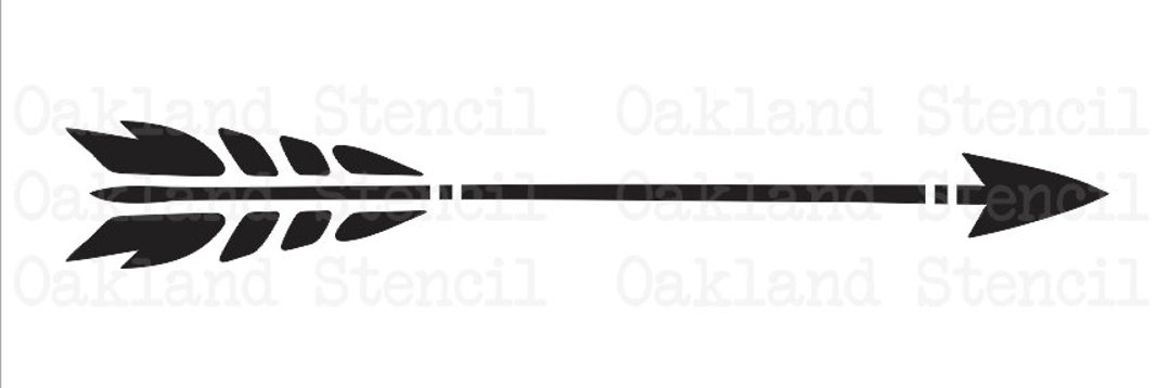 Arrow #1 STENCIL **7 Sizes to Choose From** for Painting Signs, Wood ...