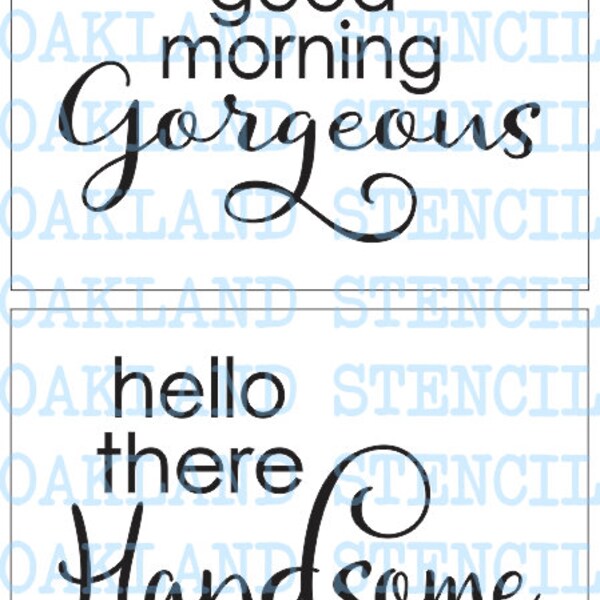 Good Morning Gorgeous Sign - Etsy