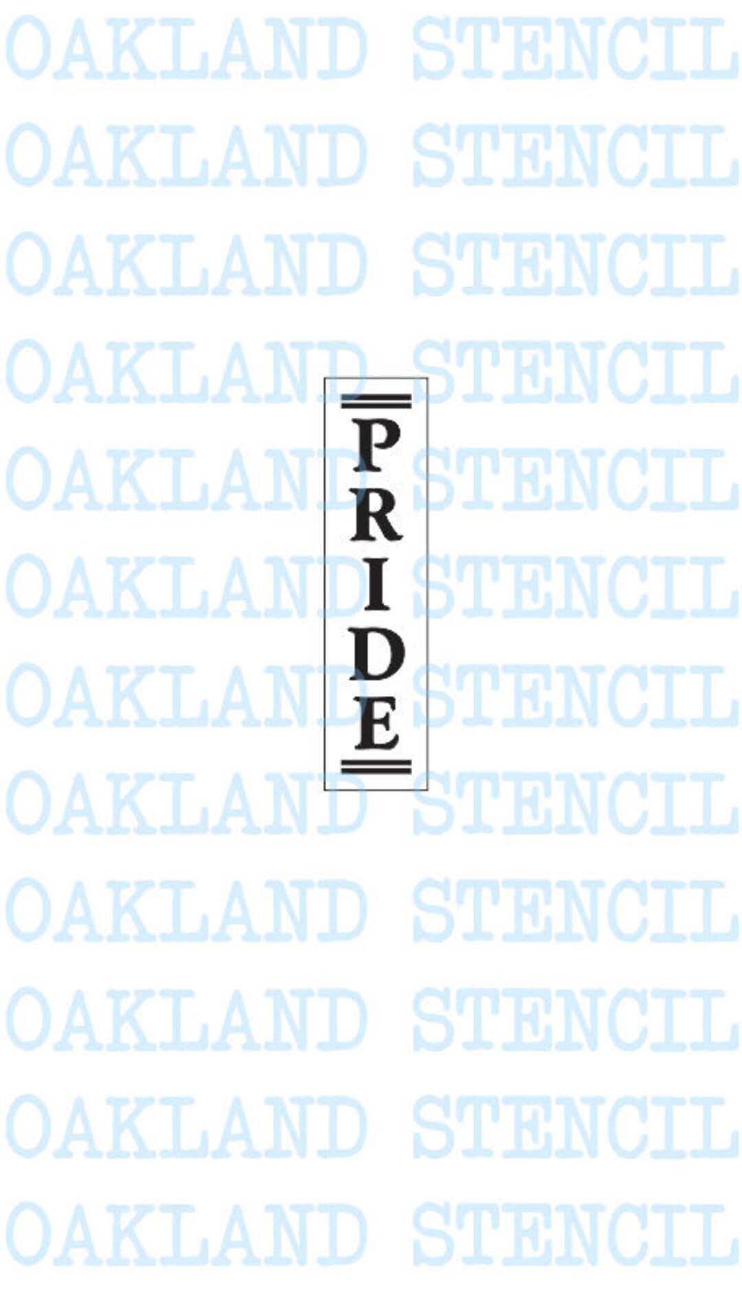 Pride STENCIL Vertical for Painting Wood Porch Signs Inclusive LGBTQ+ ...