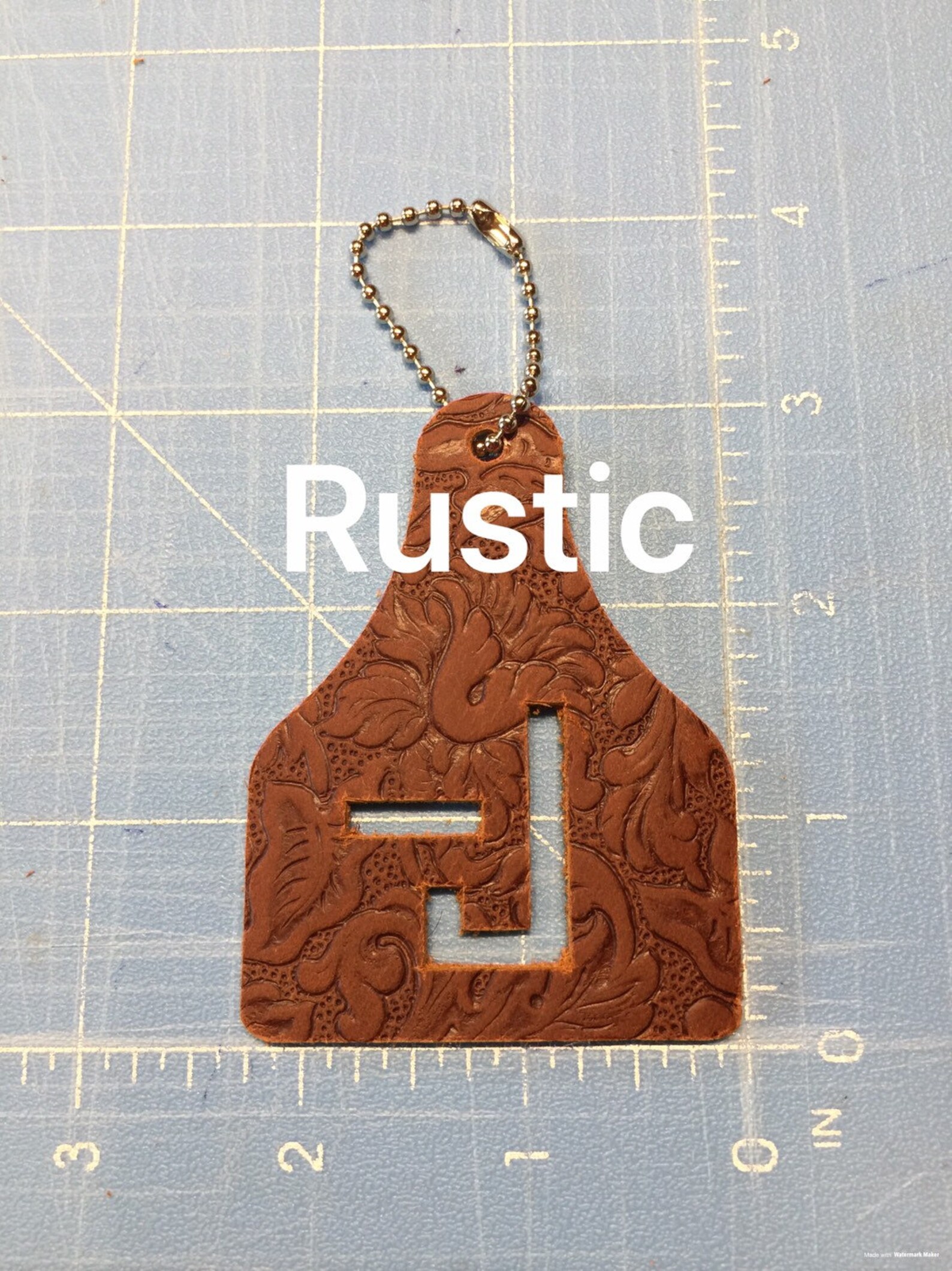 Custom Leather Ear Tags for Keychains Travel Bags Purses or | Etsy