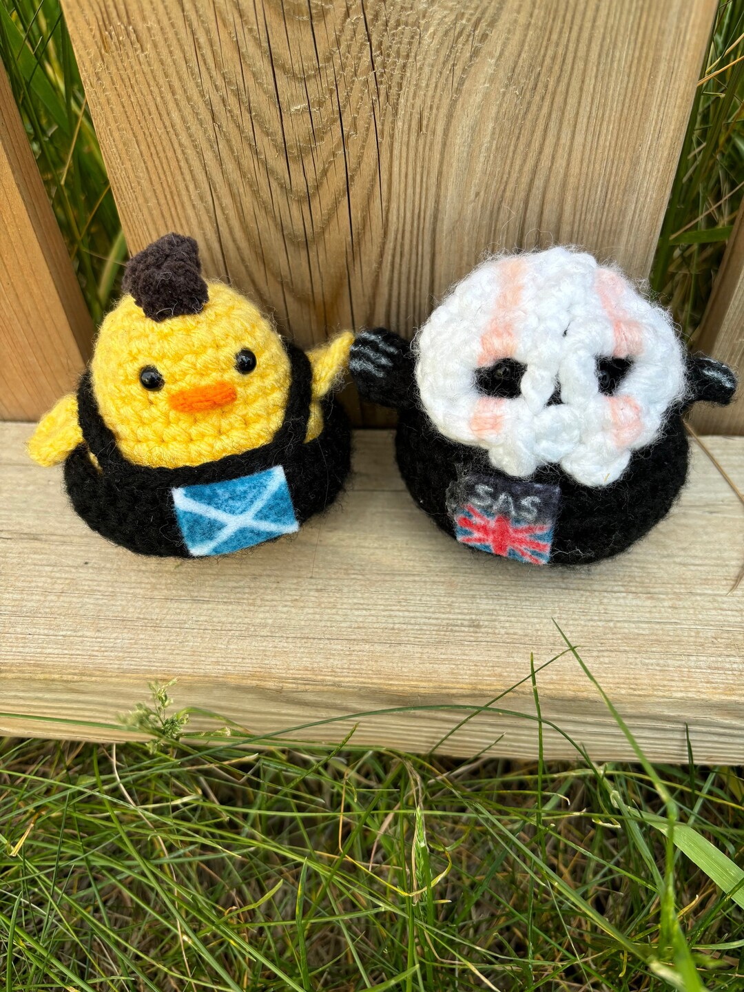 Call of Duty Soap Duck and Ghost Crochet Plush Keychain - Etsy