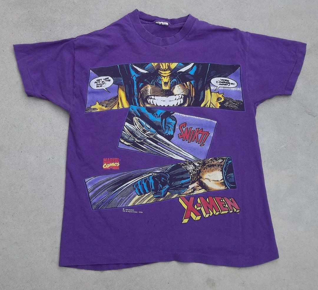 Vintage Marvel T-shirt 1990s X-men Small Unique Rare Marvel Collectors ...