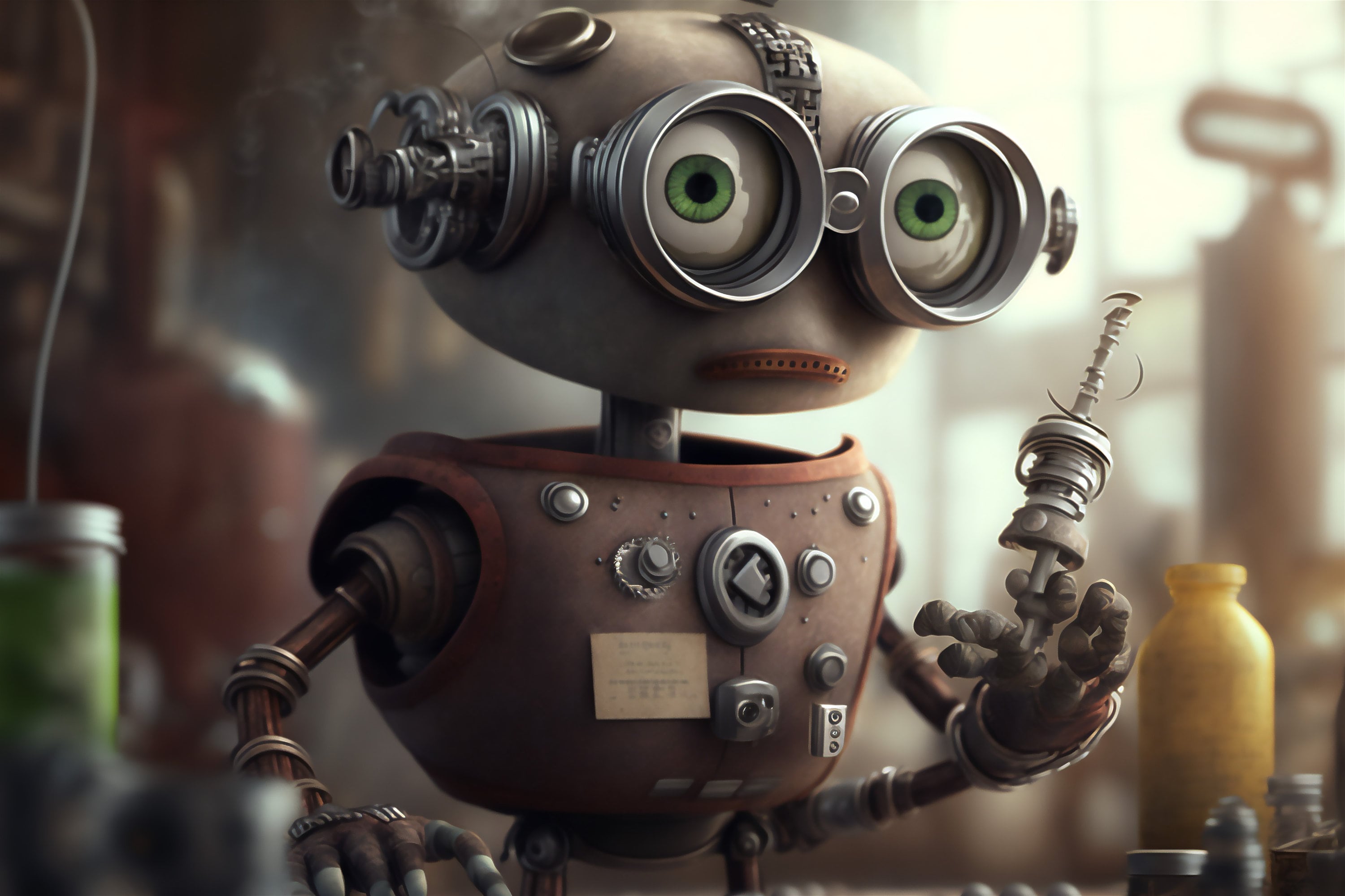 Professor Robot Downloadable Artwork 0116 High Quality Print - Etsy