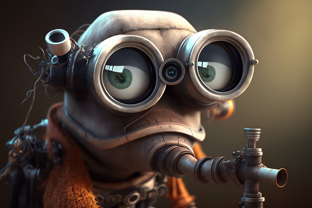 Professor Robot Downloadable Artwork 0045 High Quality Print - Etsy