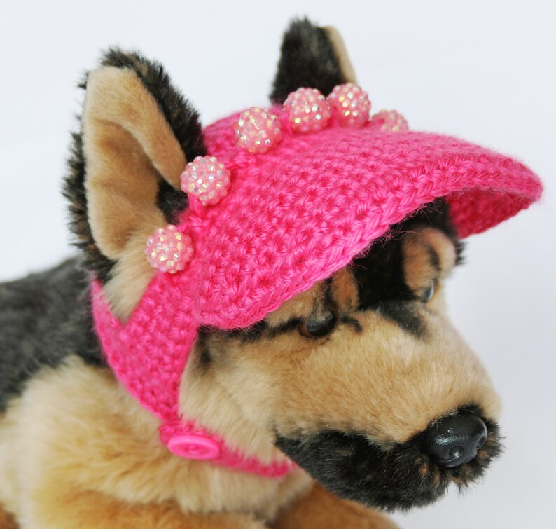 PATTERN for a Crocheted X-SMALL Dogs Visor/hat - PDF File. - Etsy