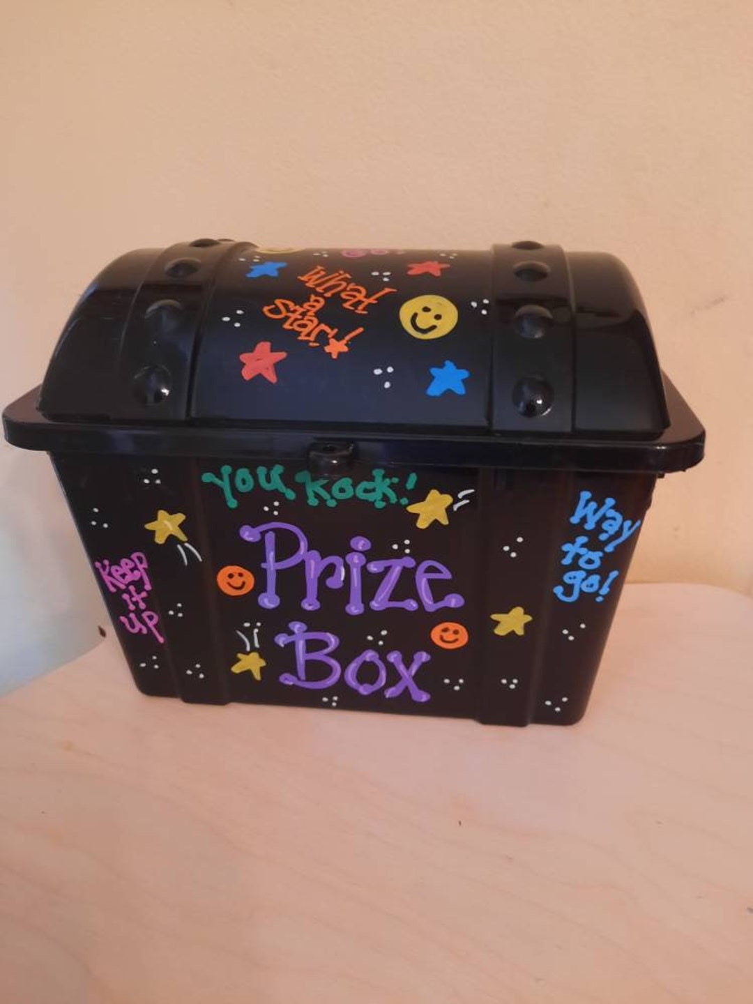 Reward Box Treasure Chest School Reward Box Bookworm Box - Etsy