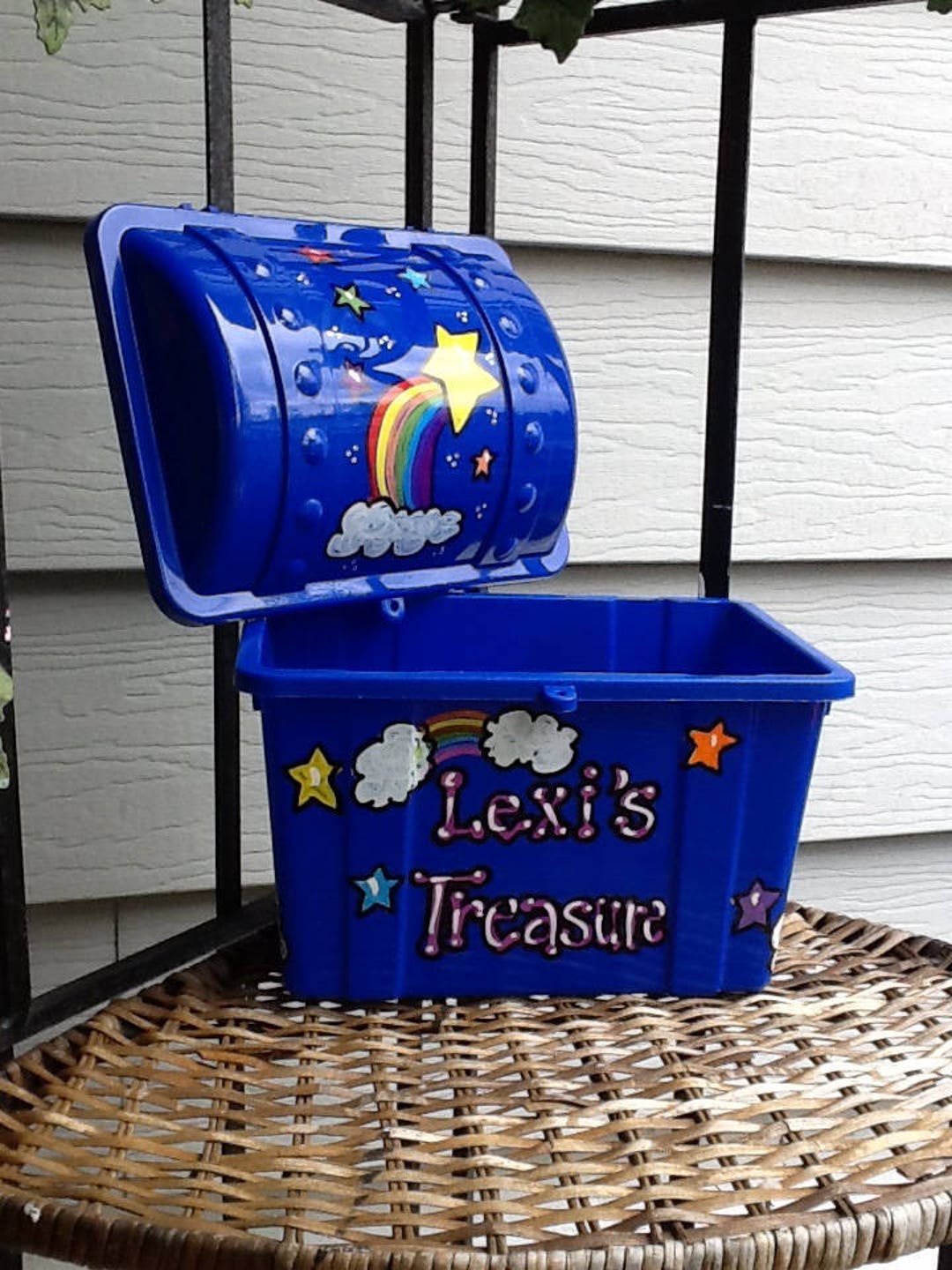 Rainbow Reward Box, Rainbow Treasure Chest, School Reward Box, Rainbow ...