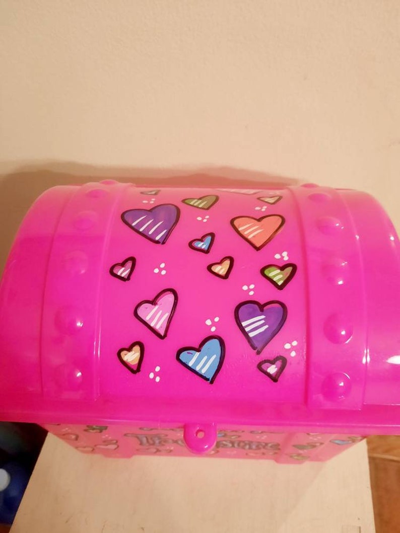 Class Reward Box Heart Treasure Chest School Reward Box - Etsy