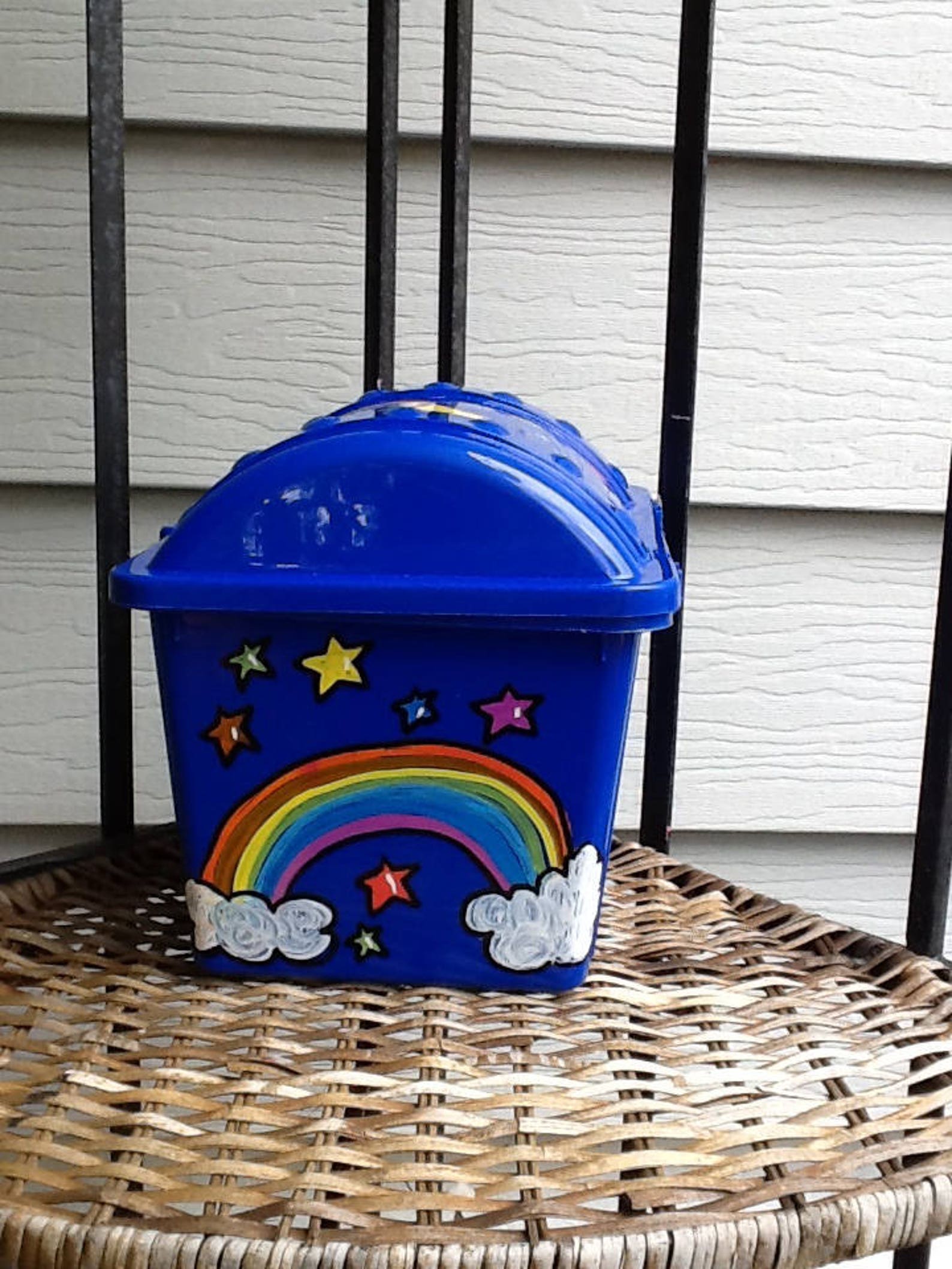 Rainbow Reward Box Rainbow Treasure Chest School Reward Box | Etsy