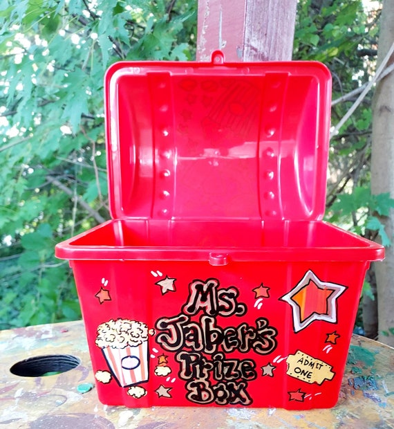 Reward Box Treasure Chest School Reward Box Bookworm Box - Etsy