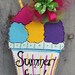Ice Cream Soda Sign Summer Door Sign Slushy Sign Ice Cream - Etsy