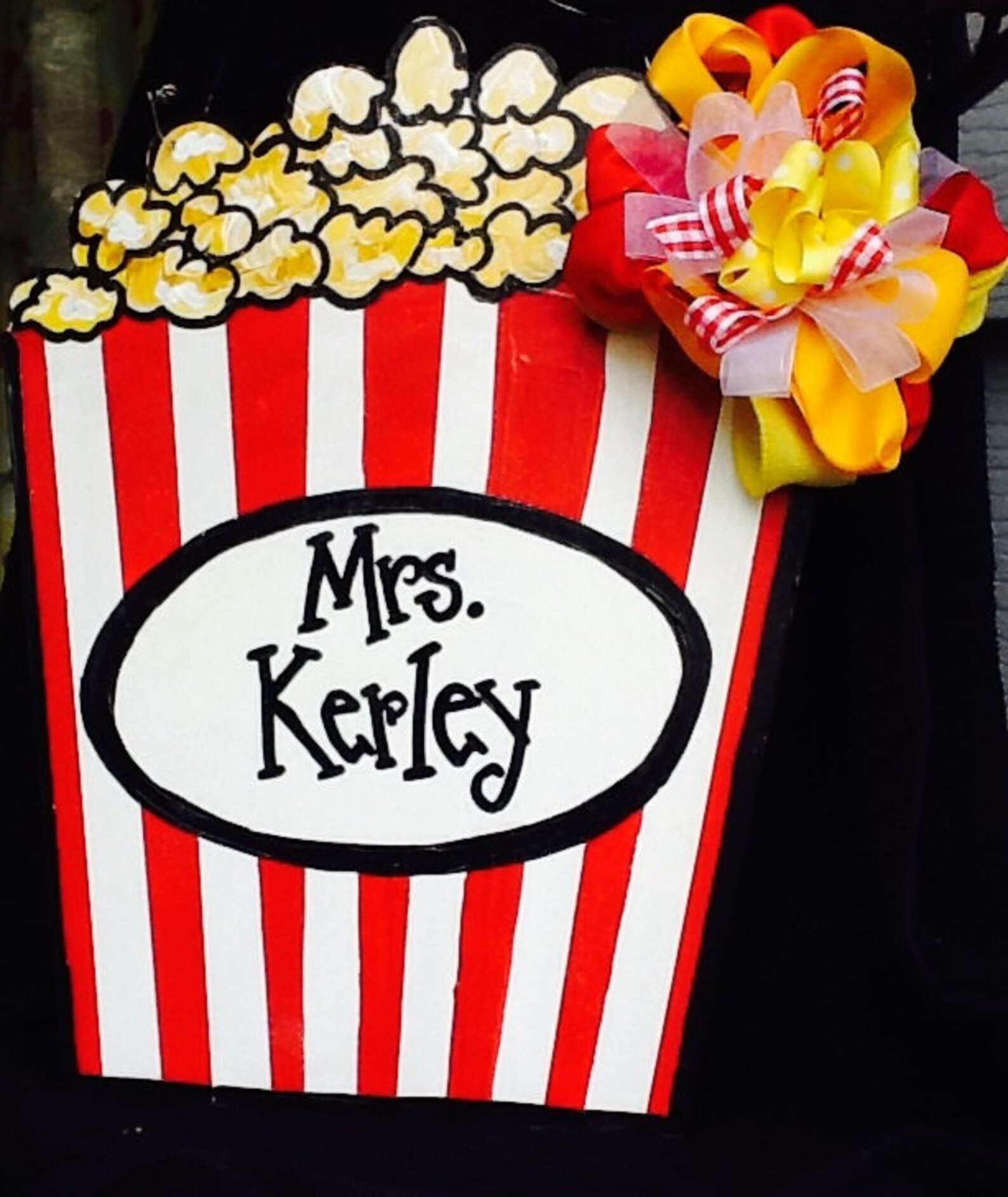Teacher Door Sign Teacher Sign Popcorn Sign School Door - Etsy