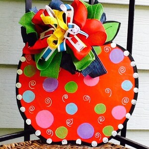 Teacher Apple Sign, Candy Apple Sign, Candy Apple Door Sign, Teacher ...