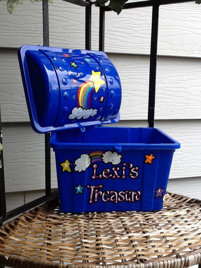 Rainbow Reward Box Rainbow Treasure Chest School Reward Box | Etsy