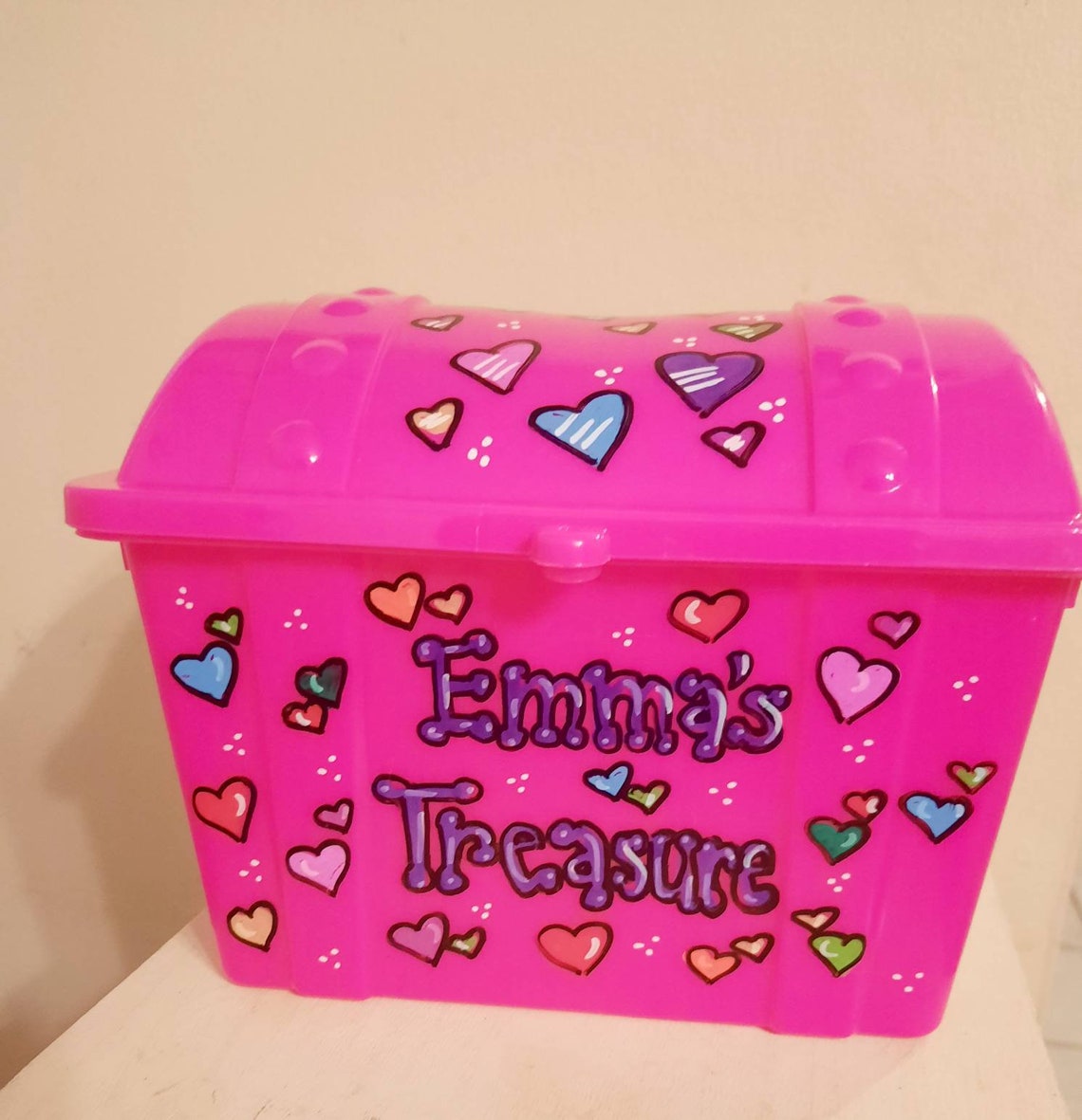 Class Reward Box Heart Treasure Chest School Reward Box - Etsy