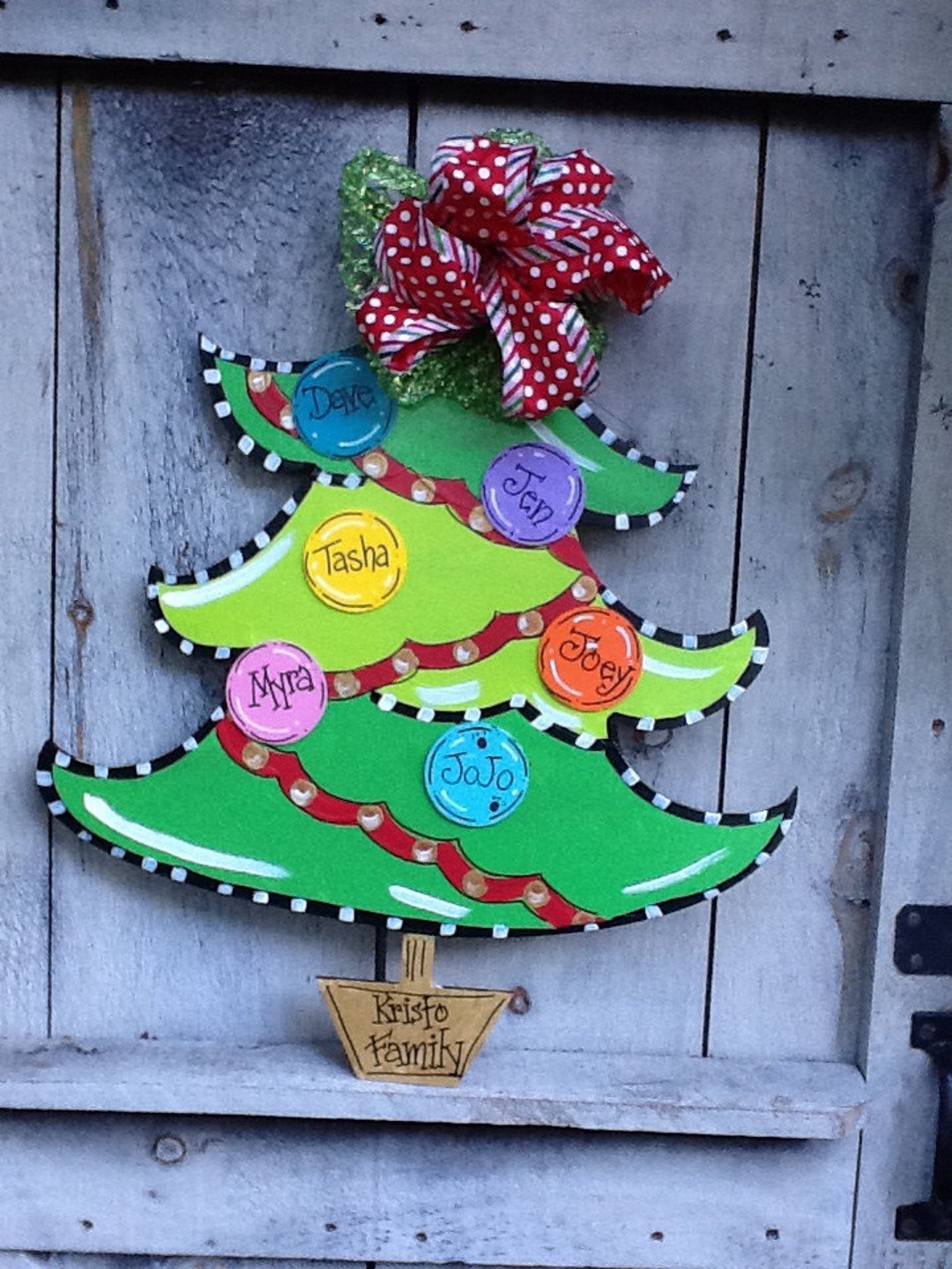 Family Tree Sign Family Christmas Tree Sign Family Sign Etsy
