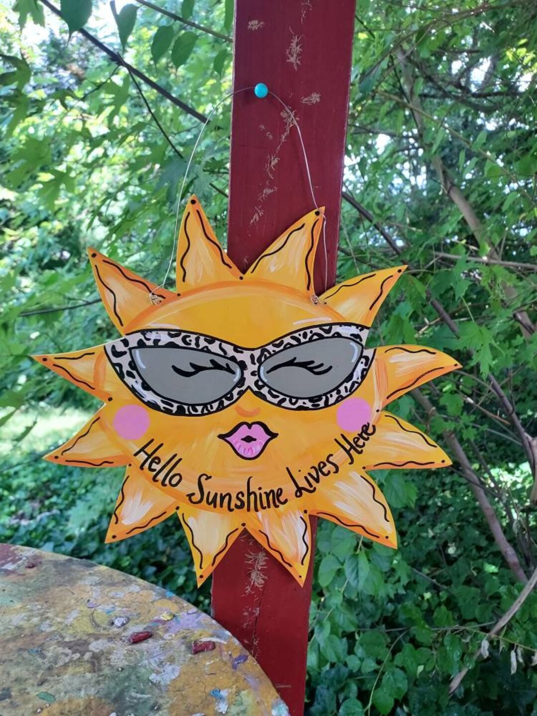 Sunshine Summer Door Hanger, Sun Door Hanger, Sun Door Sign, Let the ...