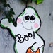 Ghost Door Hanger Ghost Sign Halloween Sign Halloween Door - Etsy