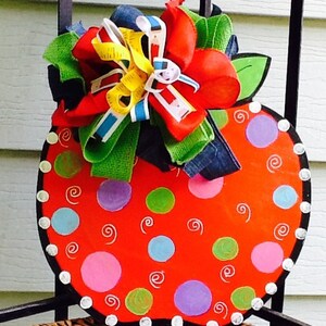 Teacher Apple Sign, Candy Apple Sign, Candy Apple Door Sign, Teacher ...