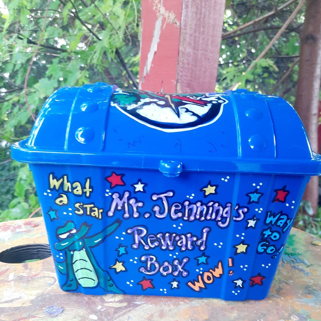 Class Reward Box, Class Treasure Chest, School Reward Box, Alligator ...
