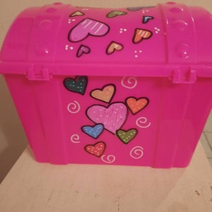 Class Reward Box, Heart Treasure Chest, School Reward Box, Class Prize ...