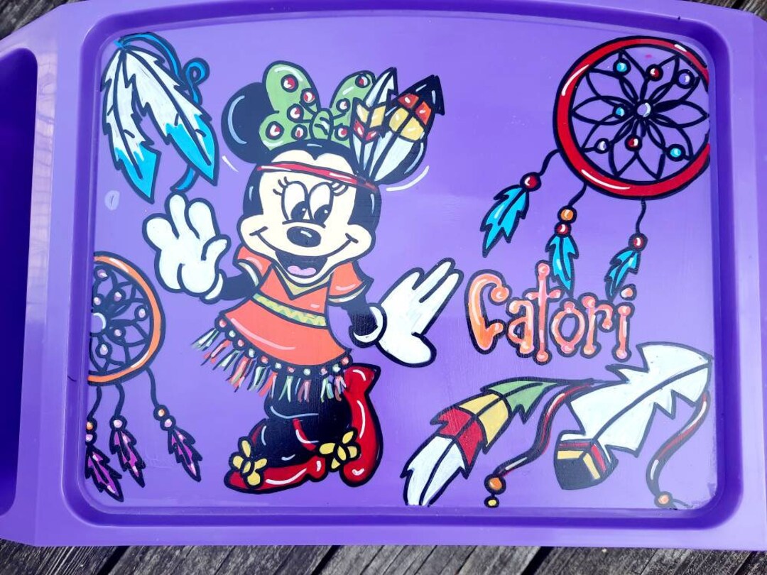 Minnie Mouse Tray, Minnie Mouse Lap Tray, Disney Lap Tray, Disney Art ...