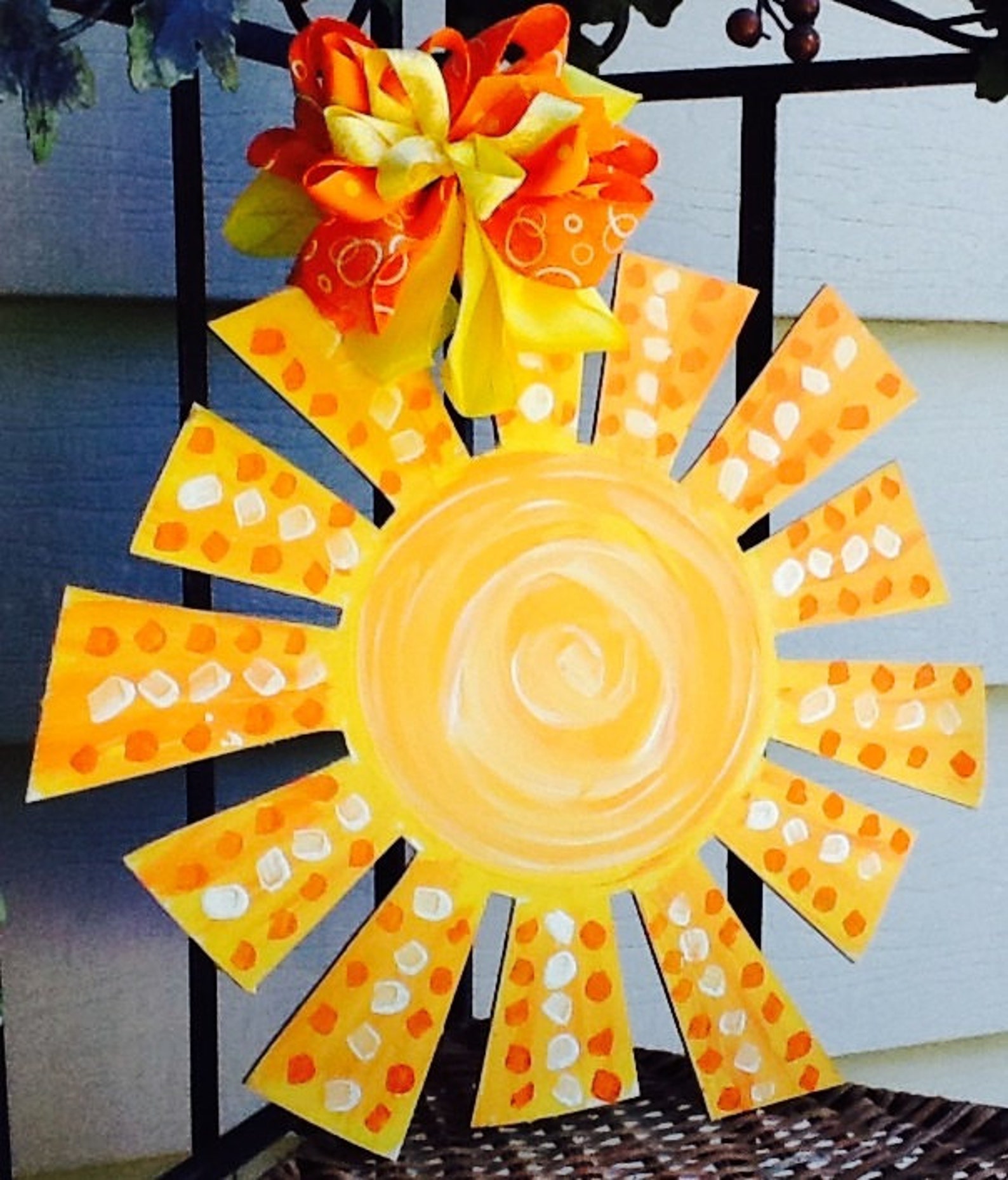 Sunshine Sun Summer Door Hanger - Etsy