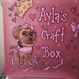 Art Supply Case, Craft Art Activity Case, Small Toy Box, Art Supply Box ...