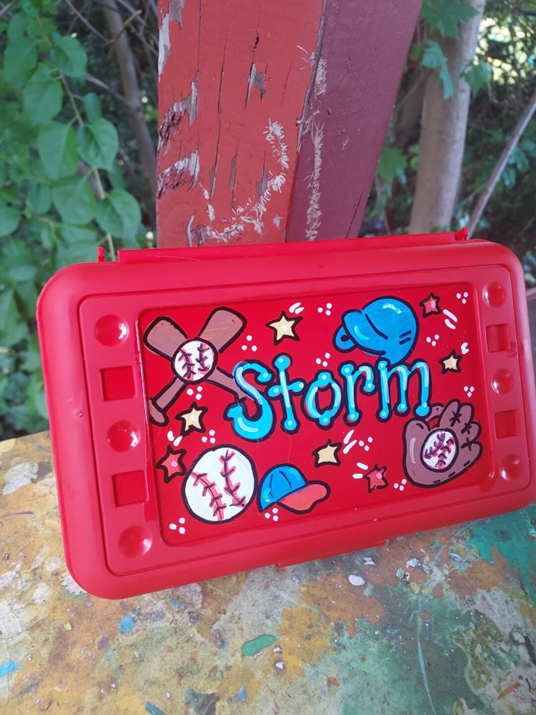 Personalized Pencil Box, Girl Pencil Box,girls Art Box, Boy Pencil Box ...