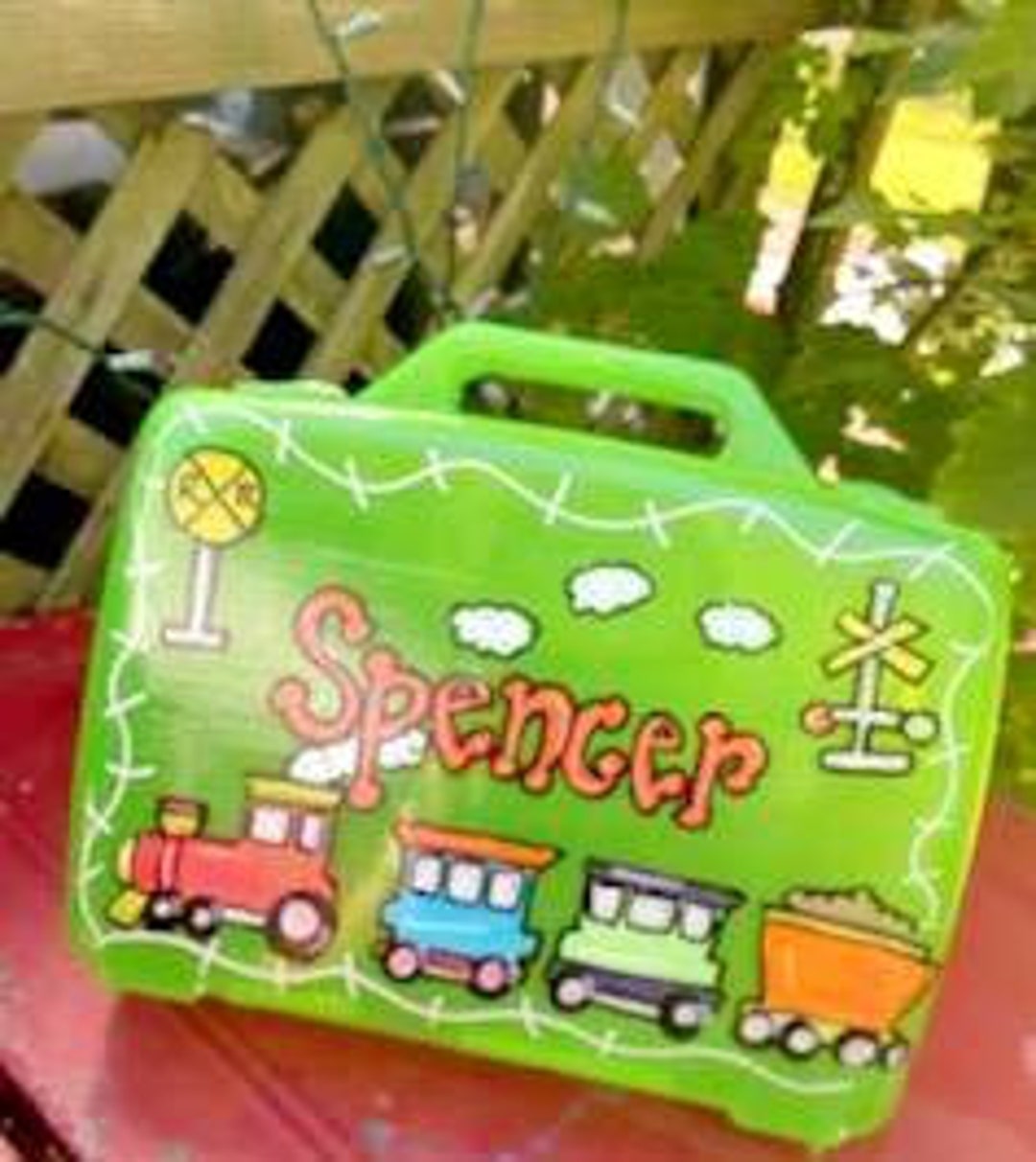 Small Activity Case, Train Art Box, Train Toy Box, Small Toy Box, Girls ...