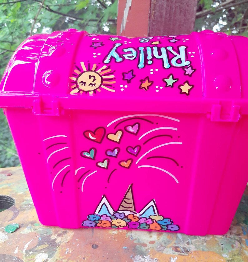 Reward Box Treasure Chest School Reward Box Unicorn Reward - Etsy