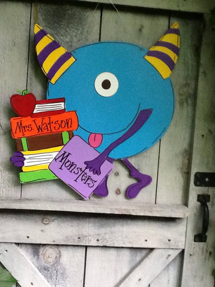 Teacher door hanger classroom door hanger school door | Etsy