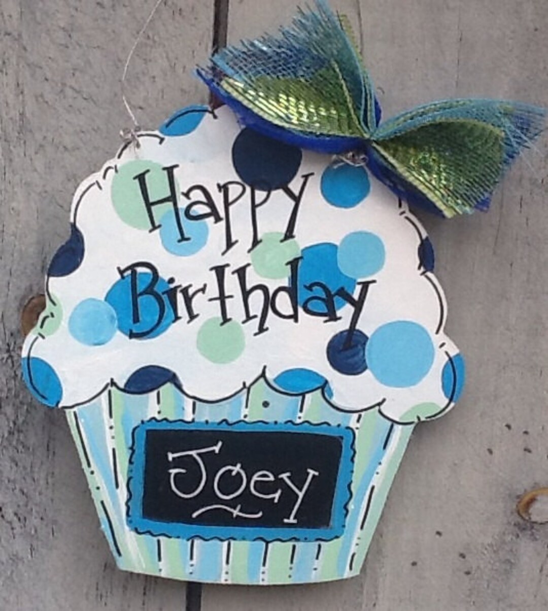 Chalkboard Birthday Cupcake, Cupcake Countdown Sign, Countdown Sign ...