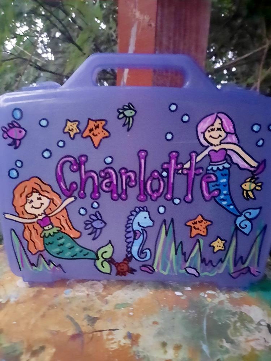 Mermaid Case, Under the Sea Case, Art Activity Case, Mermaid Toy Box ...