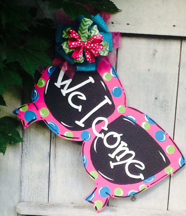 Sunglass door hanger sunglass sign beach sign welcome door - Etsy Nederland