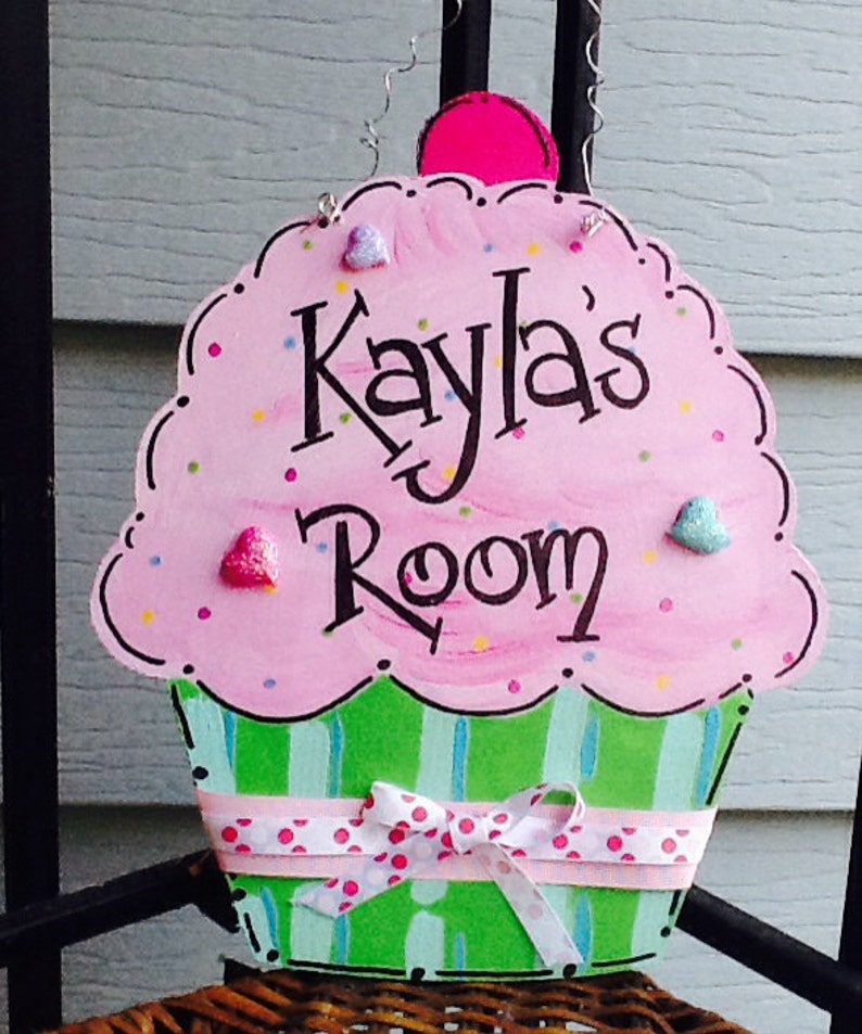 Cupcake Sign Cupcake Door Sign Cupcake Room Sign Kitchen - Etsy
